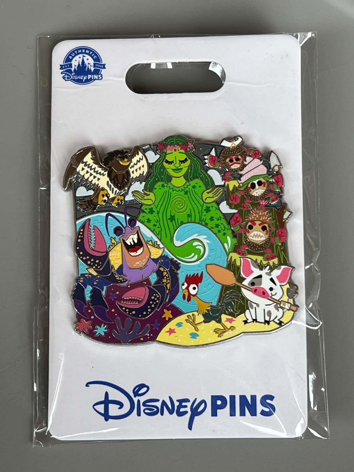 Disney Supporting Cast Family Cluster Pin - Moana | eBay