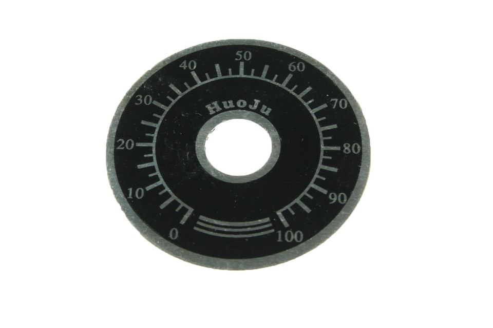 Potentiometer Variable Round 0-100 Control Dial Face Plate 1pcs | eBay