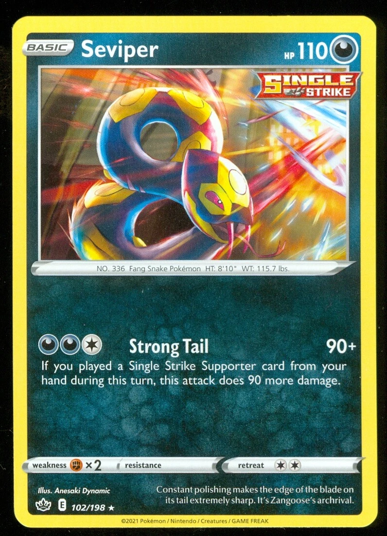 Pokemon Seviper Card