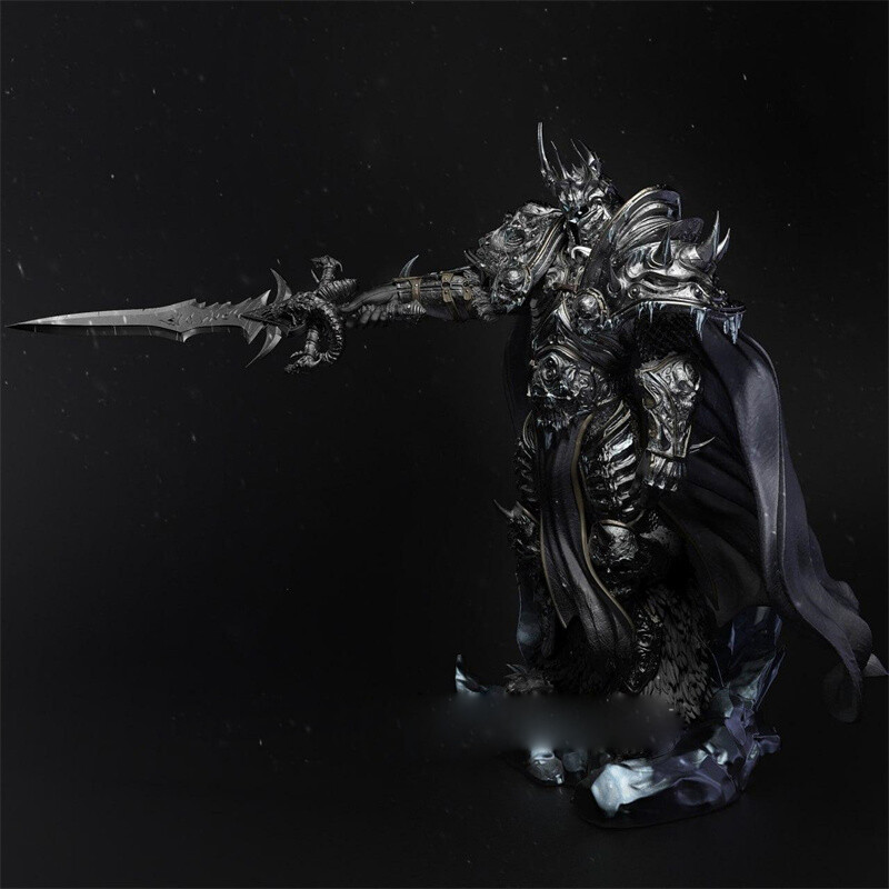 1/8 28cm Arthas Menehil Lich 3D Print GK Figure Model Kit Unpainted Unassembled | eBay