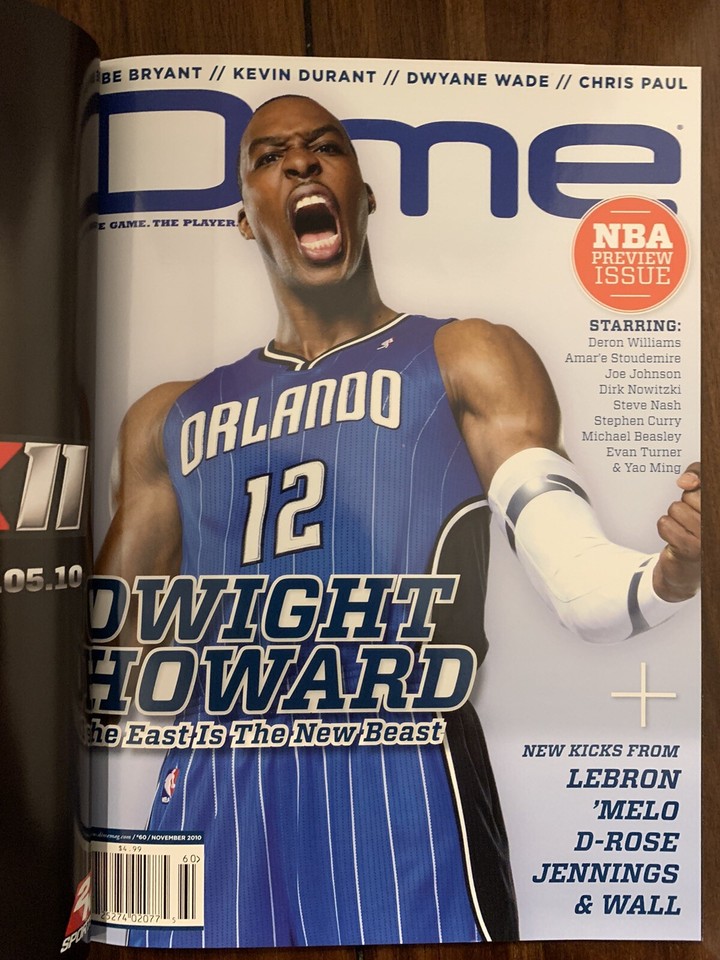 Michael Jordan 2010 Dime Magazine 2K11 ad Dwight Howard cover rare ...