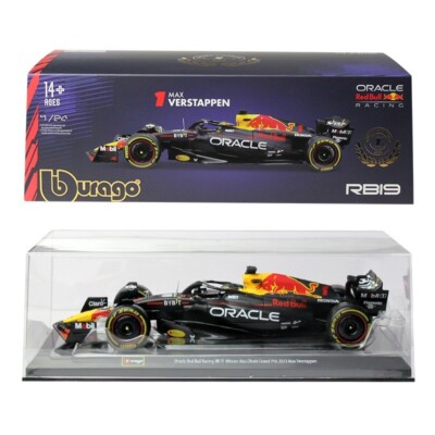 F1 1:24 Scale Max Verstappen Red Bull Racing RB19 Diecast Car Driver ...
