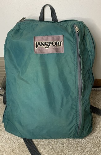 Vintage Jansport Green 70s/80s Nylon Backpack | eBay