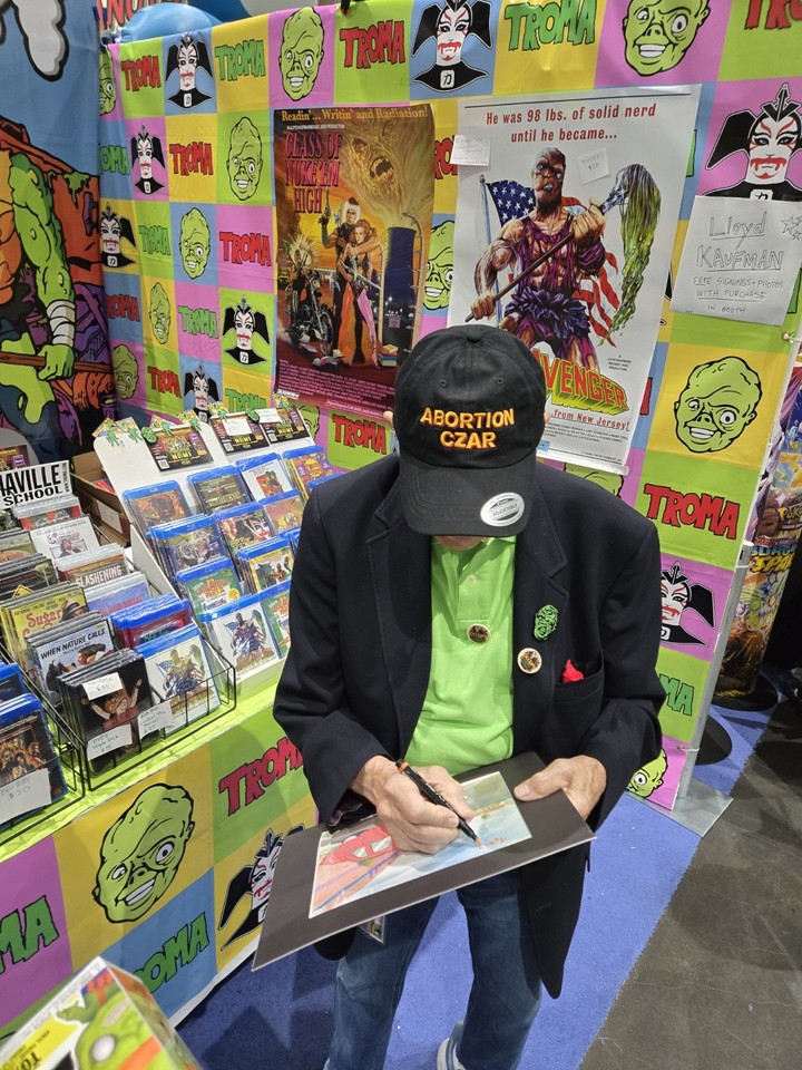 TOXIC CRUSADERS CARTOON ANIMATION PRODUCTION CEL SIGNED BY LLYOD ...