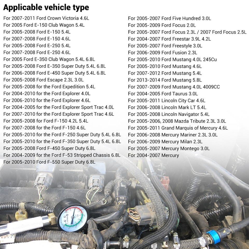 Fuel Sensor Injection Pressure Fits Motorcraft For CM-5229 Ford 3F2Z ...