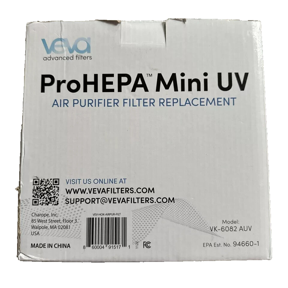 VEVA Circular Air Purifier Filters - 1 filter - 3 Pass HEPA - 6 month ...