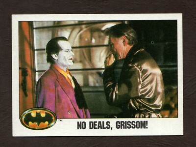 1989 Topps Batman Movie Trading Card #40 - No Deals, Grissom! | eBay