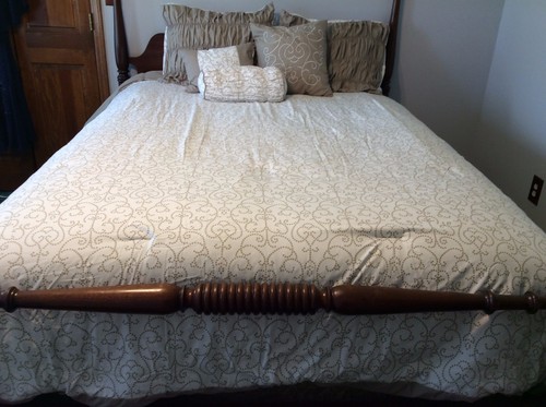 Queen Comforter Set Home Reflections Calista 6-piece Bedding Set ...