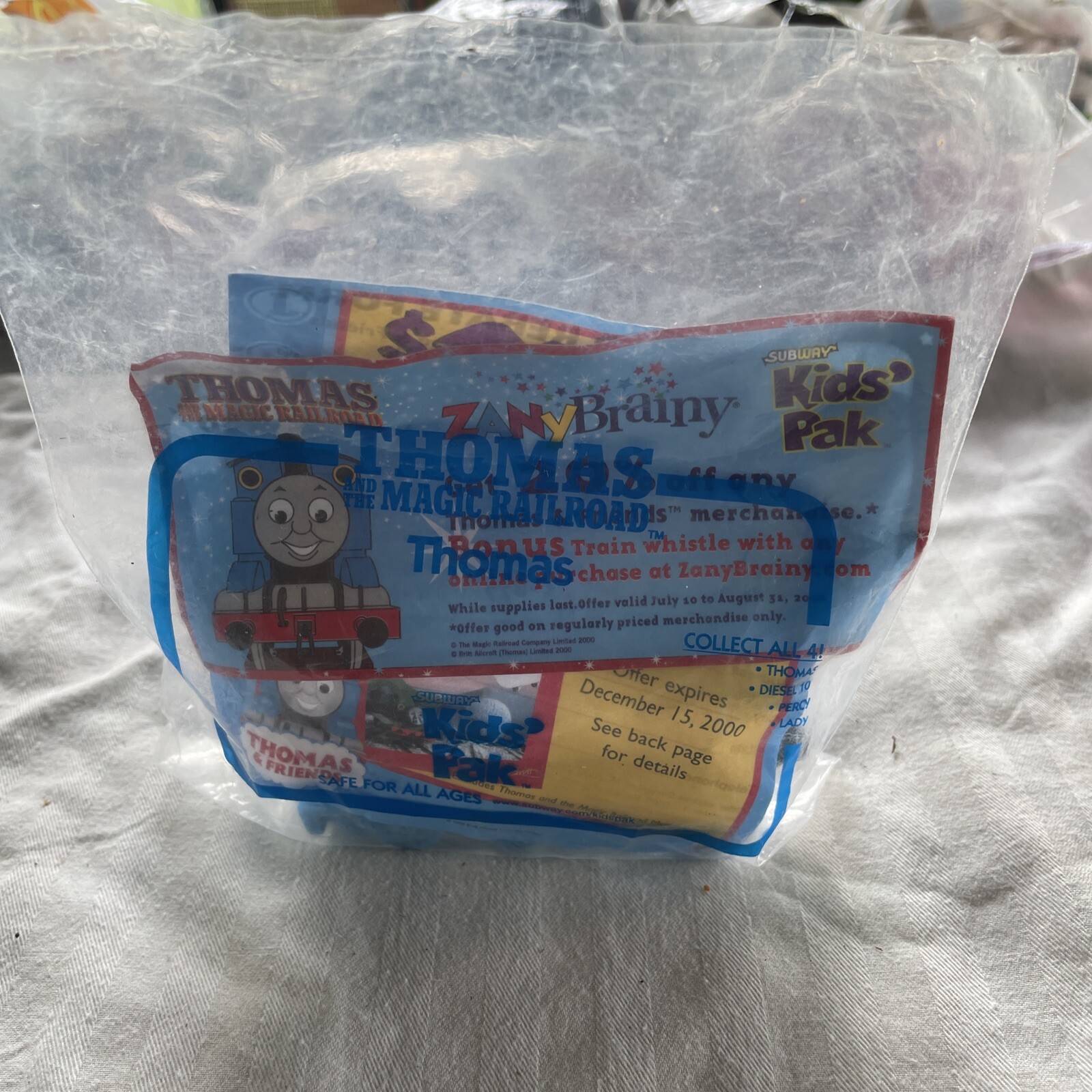 Thomas the Train Magic Railroad THOMAS blue 1 Toy SUBWAY Mint in ...