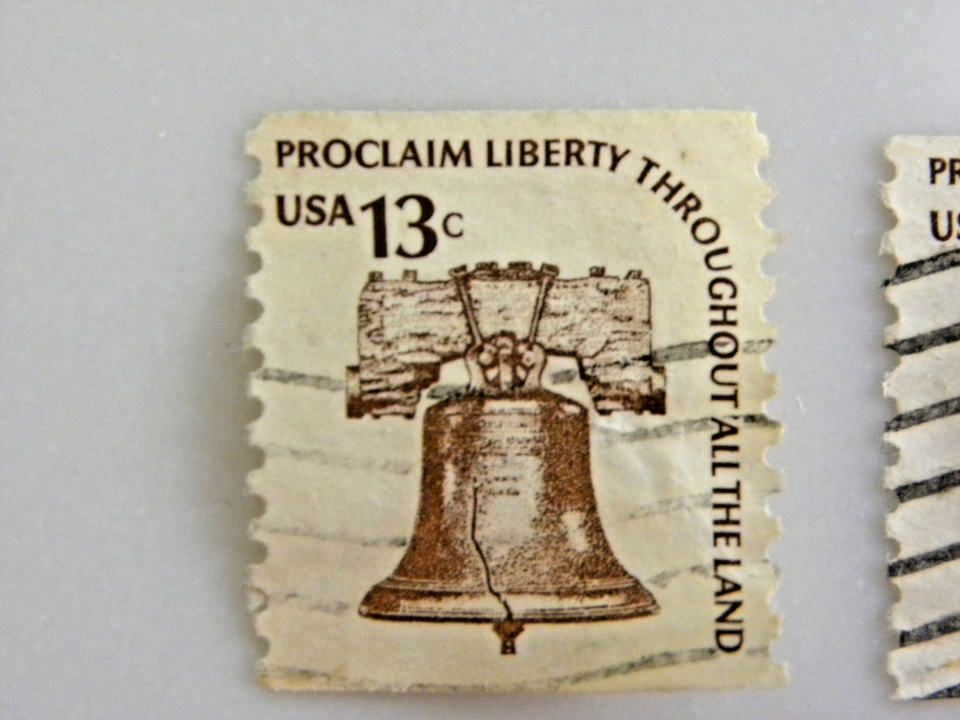 US Stamp Liberty Bell "Proclaim Liberty" 13 cent Used Set of 3 | eBay