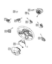 Steering Column Control Module Mopar 68054491AA for sale online | eBay