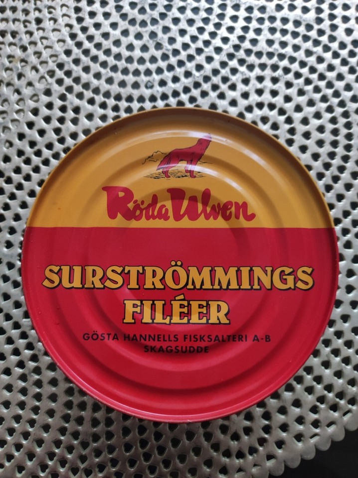 Smelly Fish Fermented Herring Stinky Fish Swedish Red Wolf Surstromming ...
