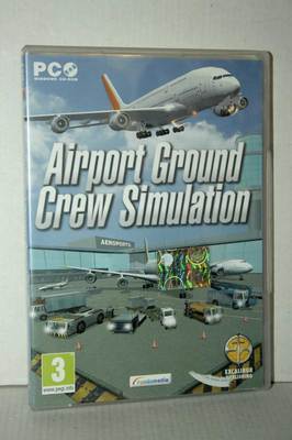 AIRPORT GROUND CREW SIMULATION GIOCO USATO PC CDROM VERSIONE ITALIANA ...