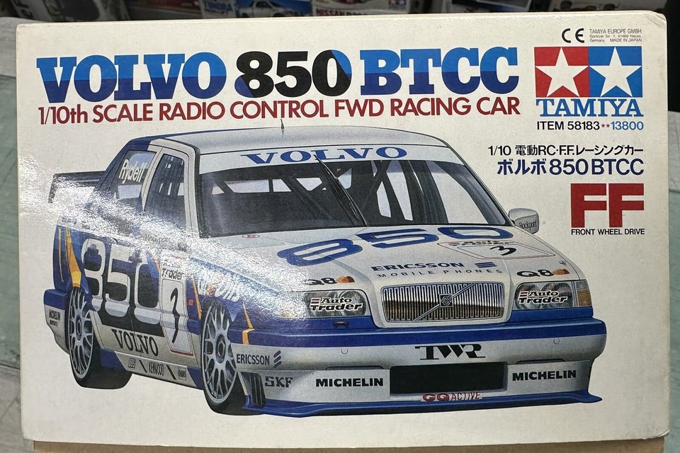 Vintage NIB Tamiya 1/10 R/C Volvo 850 BTCC 58183 FF-01 Chassis Kit | eBay