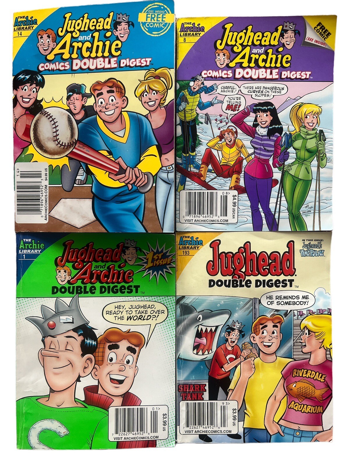 Jughead With Archie Lot Of 4 Betty Veronica Reggie Moose | eBay