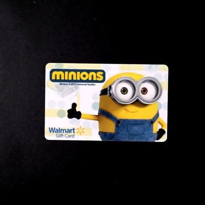 Walmart Minions NEW COLLECTIBLE GIFT CARD $0 #6114 | eBay