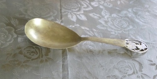 Vintage Antique Large Indian Brass Spoon with Mythical Character Head ...
