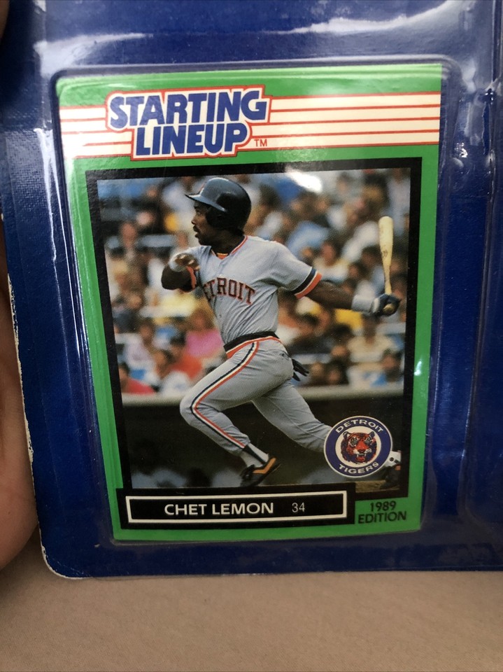 1989 Rookie Starting Lineup Chet Lemon Detroit Tigers SLU MLB | eBay