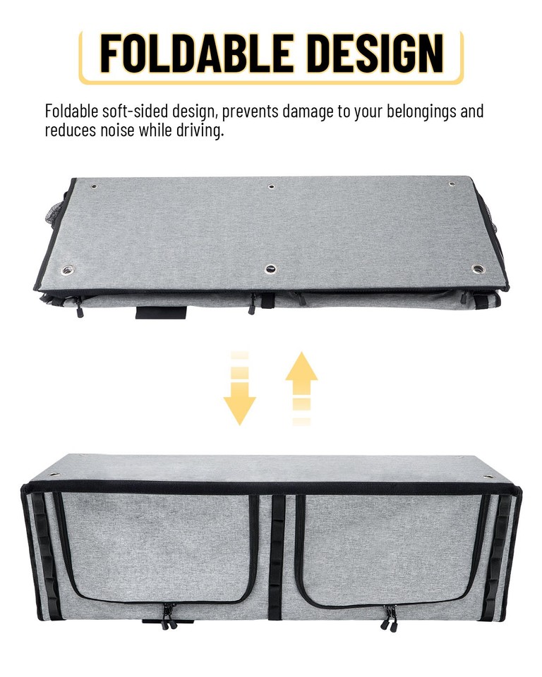 2x RV Overhead Soft-Sided Storage Cabinet 36" Fit Ford Transit van Benz ...