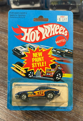 Hot Wheels Z WHIZ DATSUN New Paint Style DARK BLUE Enamel Blackwalls ...