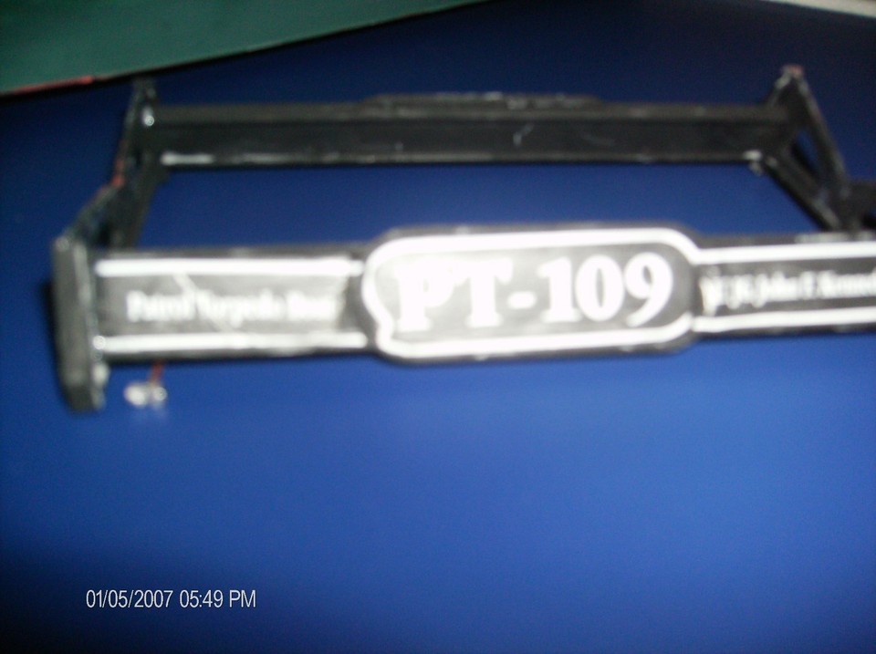 Torpedo boat PT109 built and painted | eBay UK