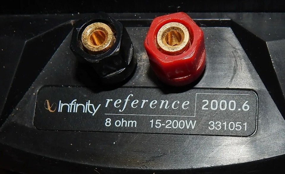 Infinity Reference 2000.5 - Pair of Black Tower Speakers - 8 ohm 175 ...