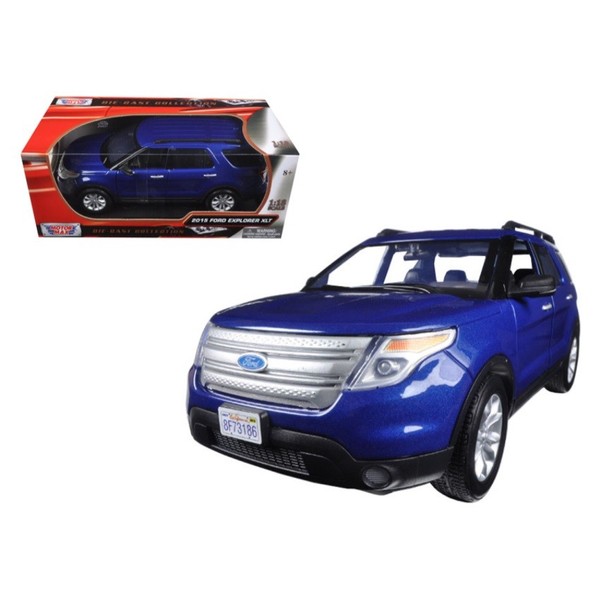 MOTORMAX 73186bl 2015 Ford Explorer XLT Blue 1/18 Diecast Model Car for ...