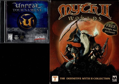 Unreal Tournament & Myth II Worlds Mac New Mac 9.0 & Below Action ...