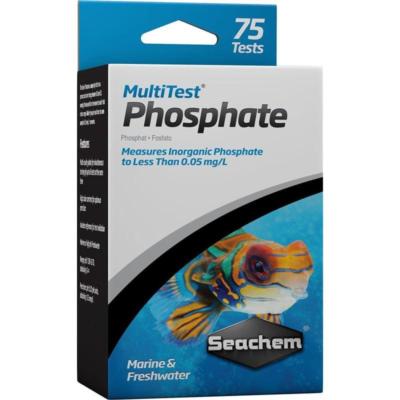Seachem MultiTest PHOSPHATE Liquid Water Test Kit Freshwater & Marine ...