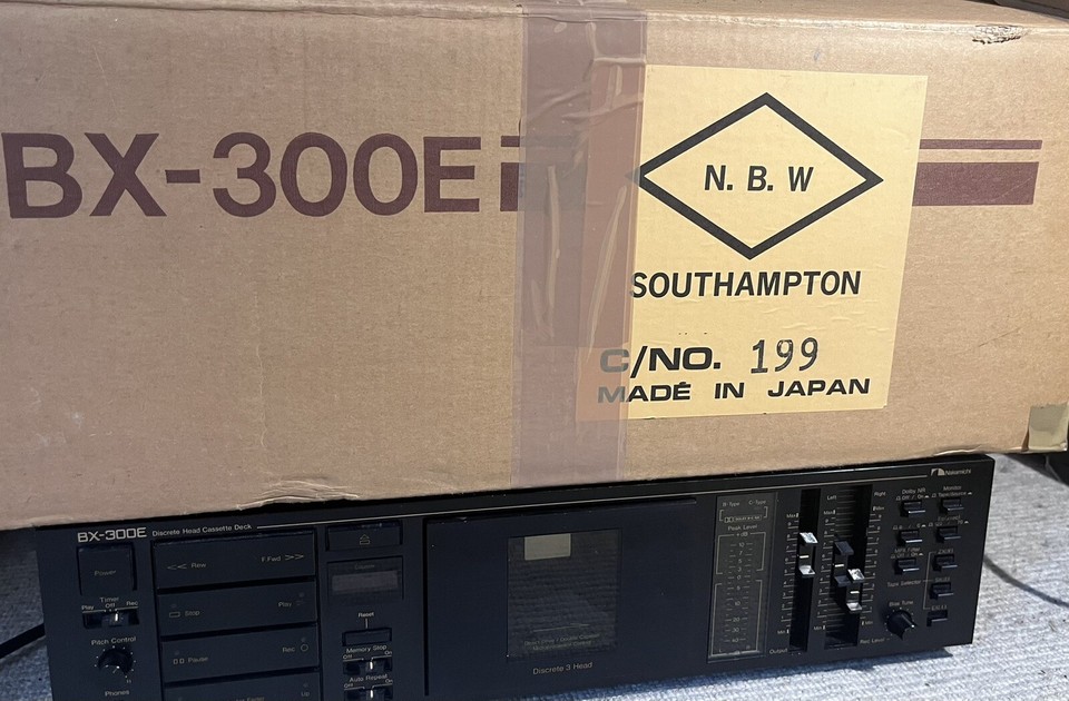 Nakamichi BX-300E Vintage Japanese Cassette Deck With Three Heads ...