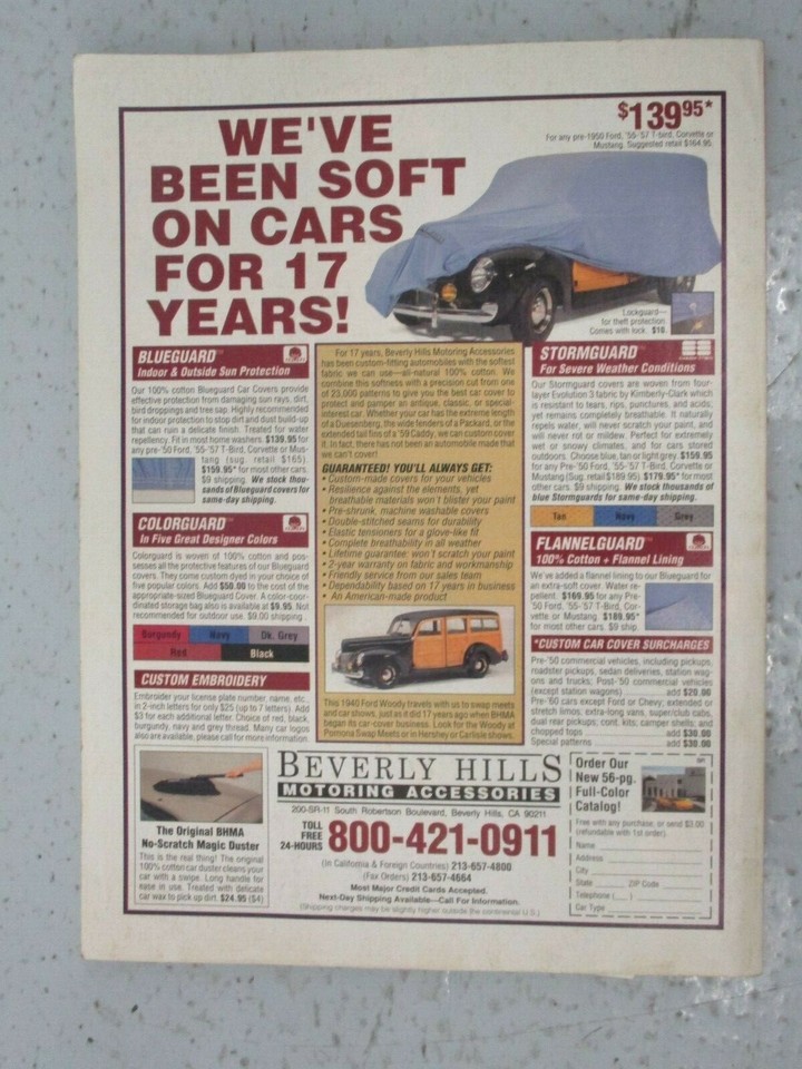 STREET RODDER MAGAZINE NOVEMBER 1991 NSRA NATIONALS BOLT TOGETHER DEUCE ...