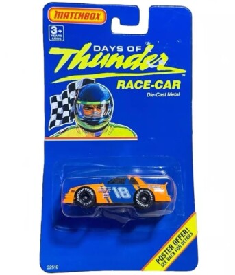 Vintage Matchbox NASCAR 1990 Days of Thunder #18 Diecast Car Unopened ...