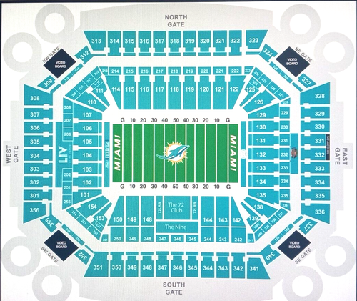 2 Tickets NFL Cardinals @ Miami Dolphins - Sun Oct 27, 2024 1PM - 2nd ...