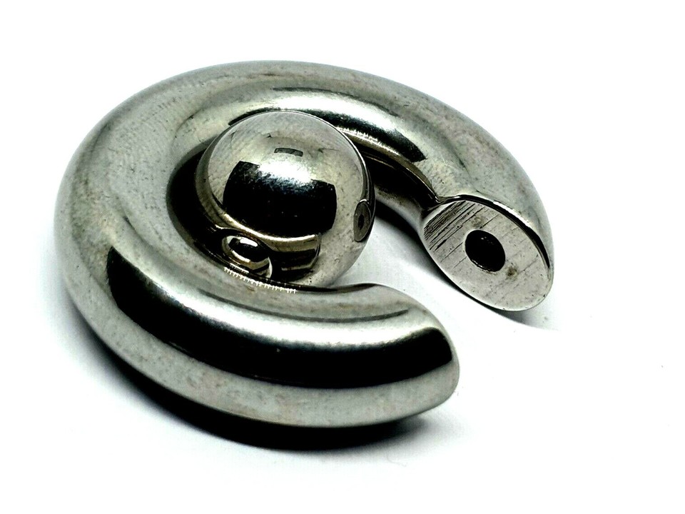 Easy Fit Heavy 38mm BCR CBR Ring 00g (10mm) 14mm Ball Closure PA Prince ...