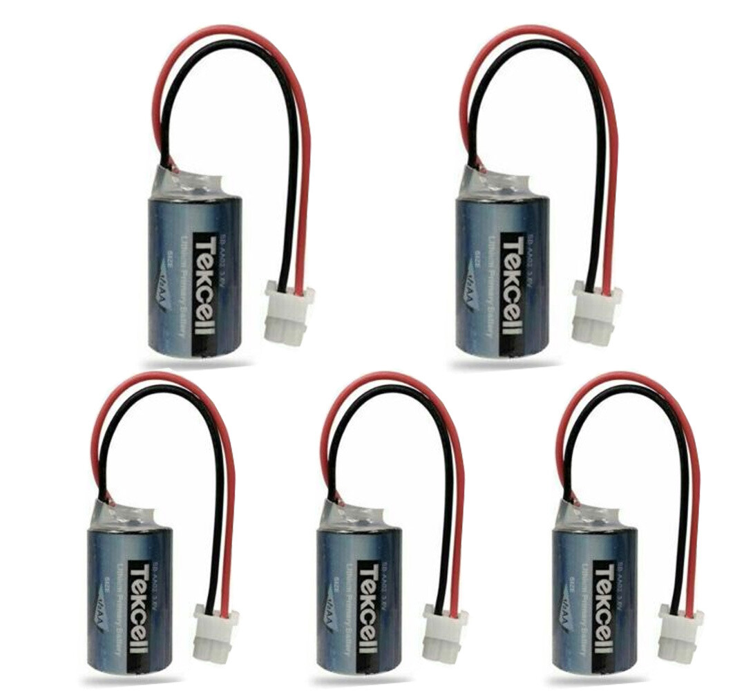 5x for Tekcell SB-AA02 3.6V Li-on Battery 1/2AA 1200mAh for LS14250 PLC ...