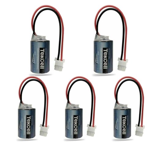 5x for Tekcell SB-AA02 3.6V Li-on Battery 1/2AA 1200mAh for LS14250 PLC ...