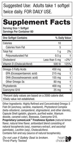 Purity Products Triple Action Omega-3 Super Pill - 60 Softgels ...