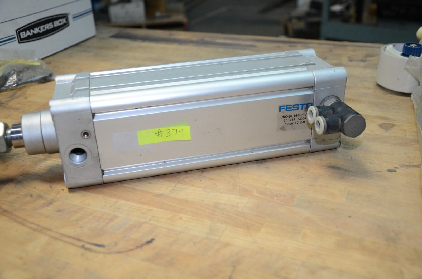 Festo DNC-80-160-PPV-A 168439 Air Cylinder 145 psi 8.25" Stroke 1" Bore | eBay