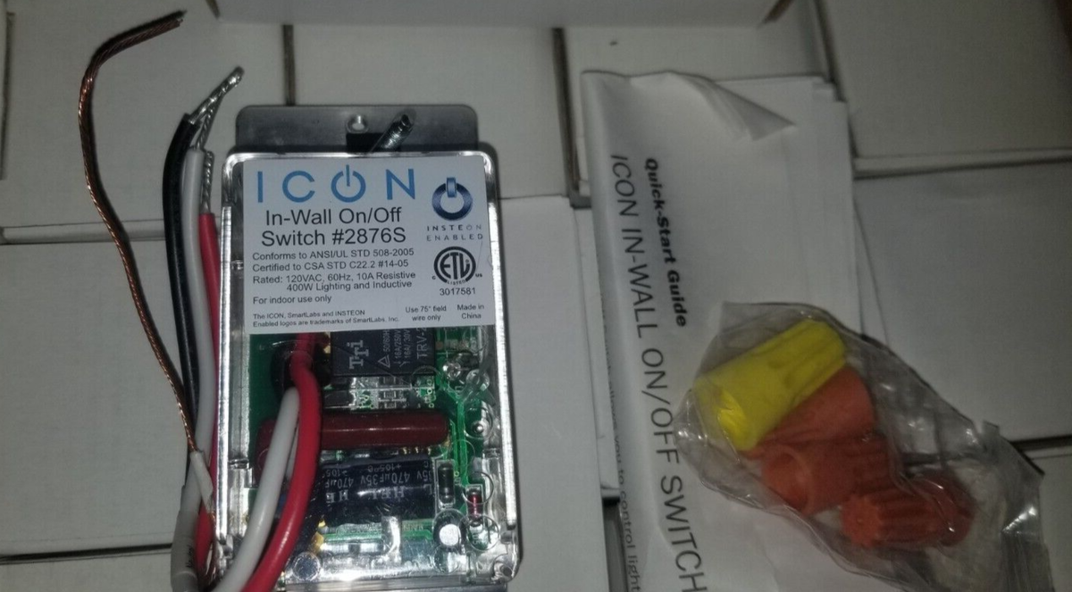 Insteon Dual Wall Switch Wiring