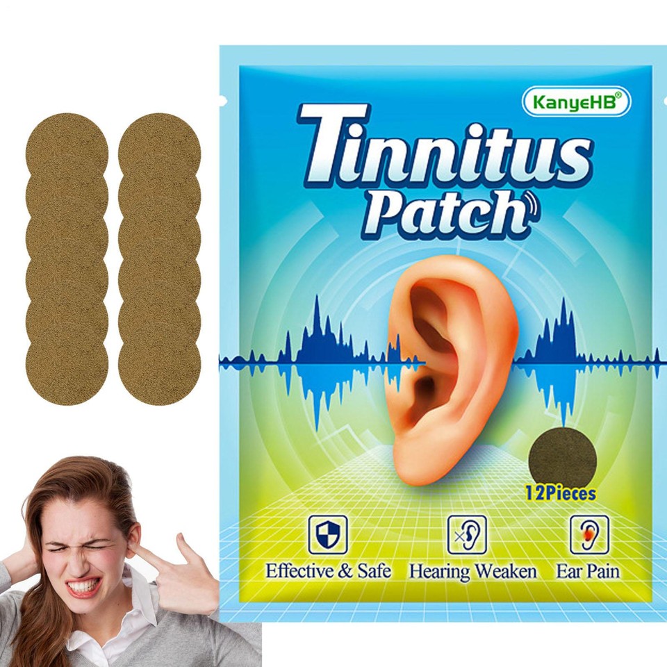 24Pcs Tinnitus Treatment Patch Prevent Hearing Loss Ear Relief Medical ...