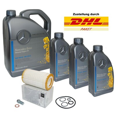 ORIGINAL Mercedes-Benz Motoröl 5W40 MB 229.5 8 Liter mit Ölfilter ...