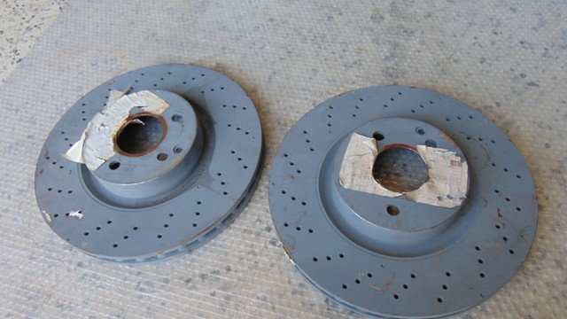 Pair Front Brake Discs A2214211712 Mercedes Class S W221 Diesel | eBay