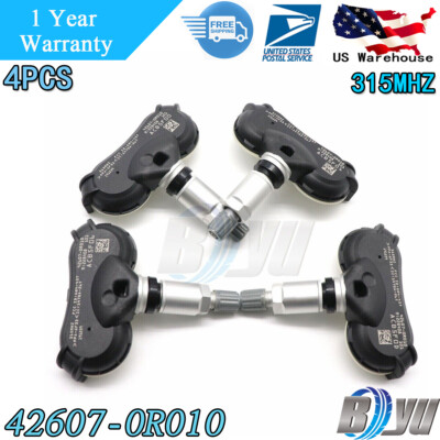 NEW 4X 42607-0R010 TPMS Tire Pressure Monitor Sensor for TOYOTA ...