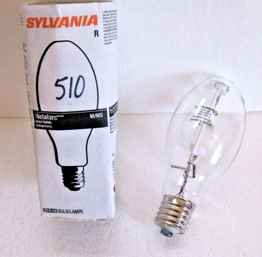 Sylvania 400W MH LIGHT BULB LAMP M400/U/ED28 E39 Mog M59/E Metalarc ...
