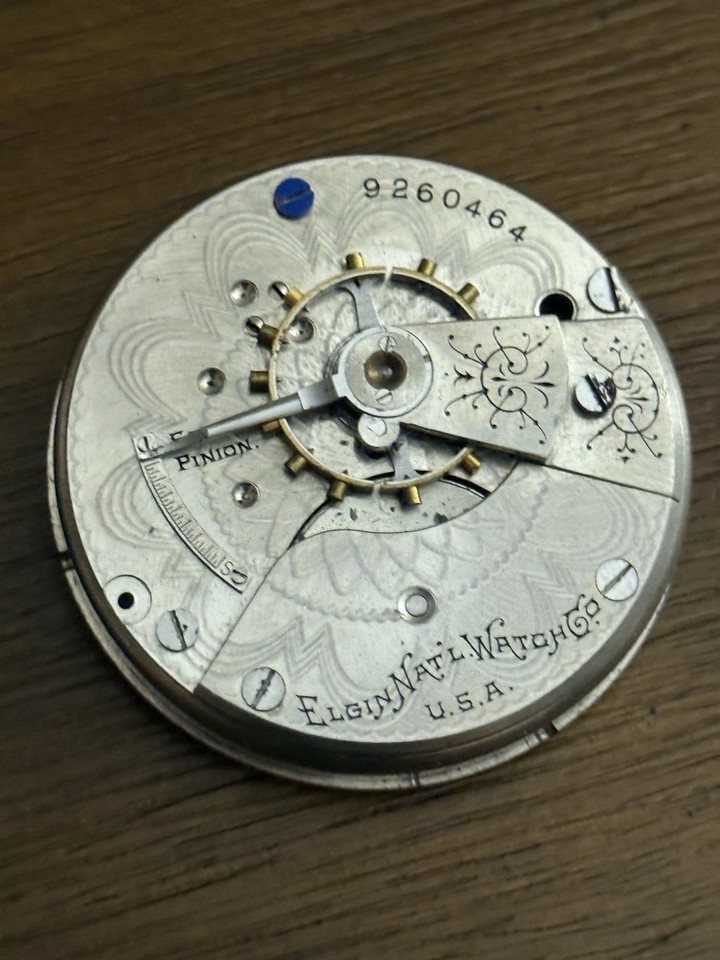 Pocket Watch Movements 18s- Waltham Elgin Illinois South Park - Repair ...