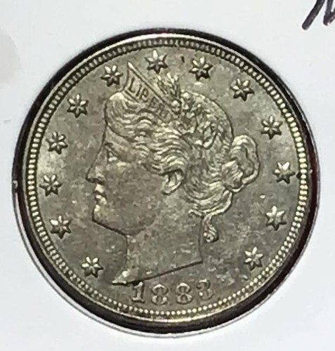 1883 US LIBERTY "V" Nickel AU! 1st Year Issue! Old US Coin! | eBay