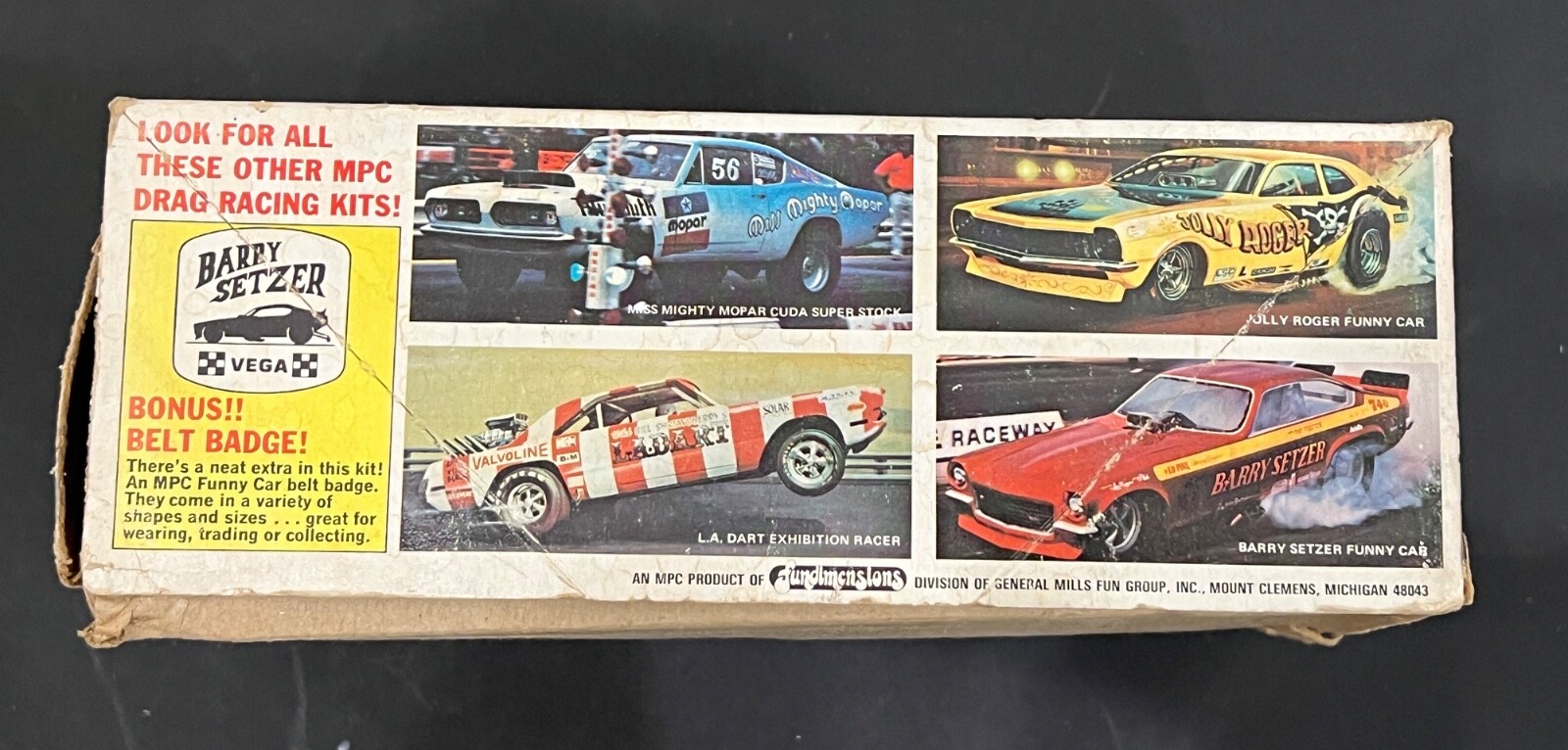 Vintage MPC 1:25 scale Barry Setzer funny car | eBay