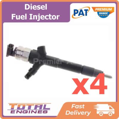 4x PAT Premium Diesel Fuel Injector fits Mitsubishi Triton ML 3.2L 4Cyl ...