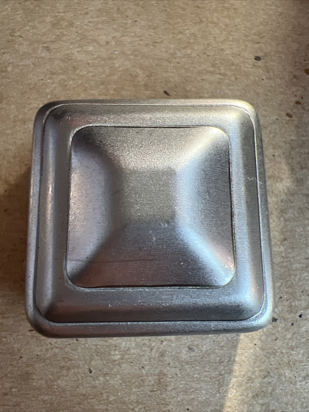 1” Square Pressed Steel Metal Dome Cap 1”x 1” For Steel Post 10 Pieces ...
