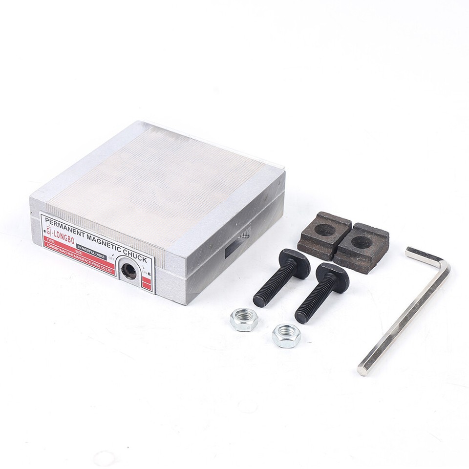 6" x 6" Fine Pole Permanent Magnetic Chuck For Surface Grinder Grinding ...